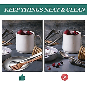 Supkiir Spoon Rest, 4 Pack Spoon Spatula Rest Stainless Steel for Kitchen Restaurant Home Use, Dishwasher Safe