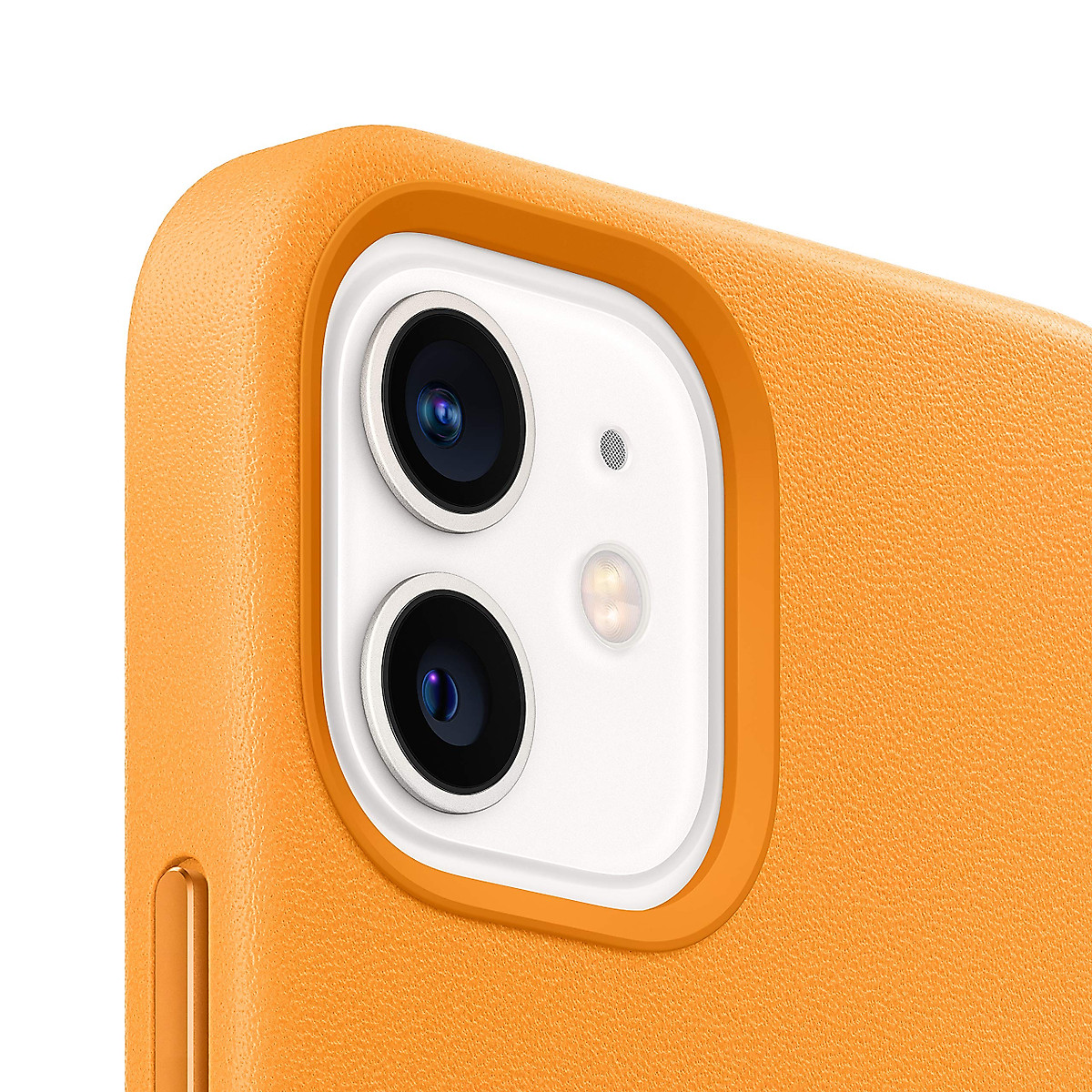 Apple iPhone 12 and iPhone 12 Pro Leather Case with Magsafe - California Poppy