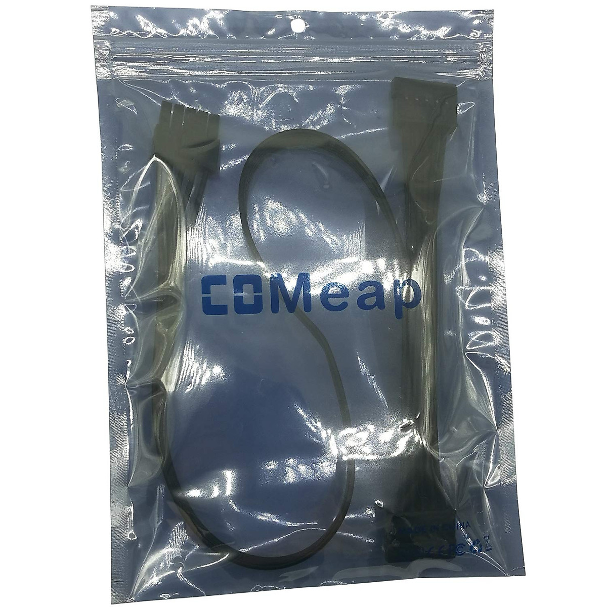 COMeap SATA Power Cable for Cooler Master PSUs, 5 Pin to 3X 15 Pin SATA Hard Drive HDD Power Adapter Splitter for BTC Mining Riser Card 20-in(50cm)