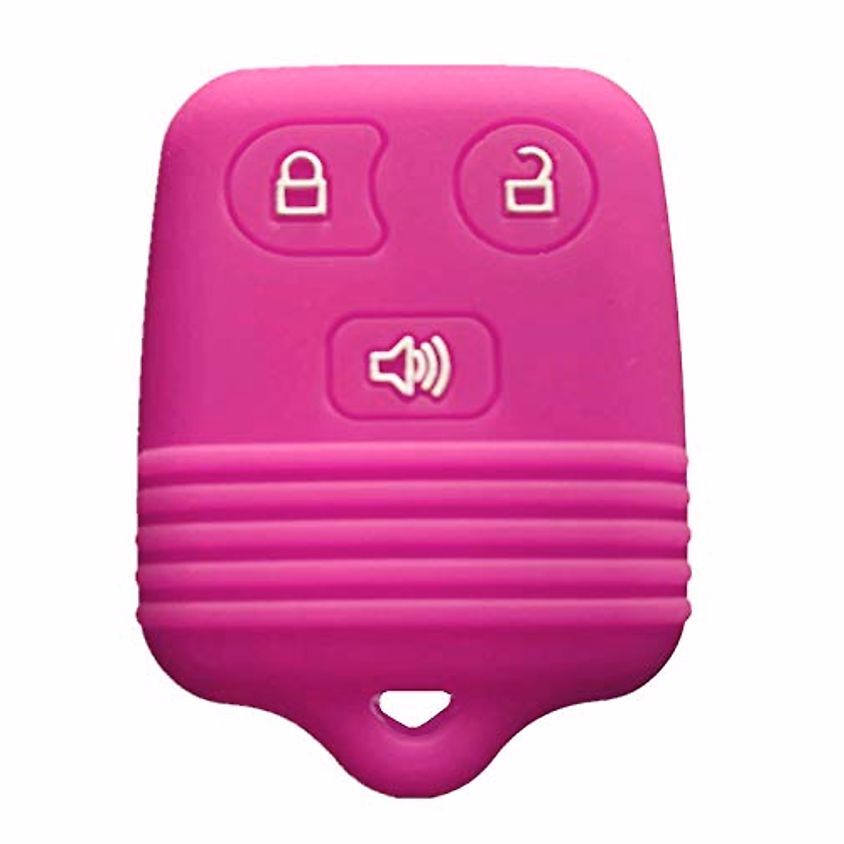 Rpkey Silicone Keyless Entry Remote Control Key Fob Cover Case protector Replacement Fit For Ford Lincoln Mercury Mazda CWTWB1U331 GQ43VT11T CWTWB1U345 8L3Z15K601B 8L-3Z-15K-601B(Violet)