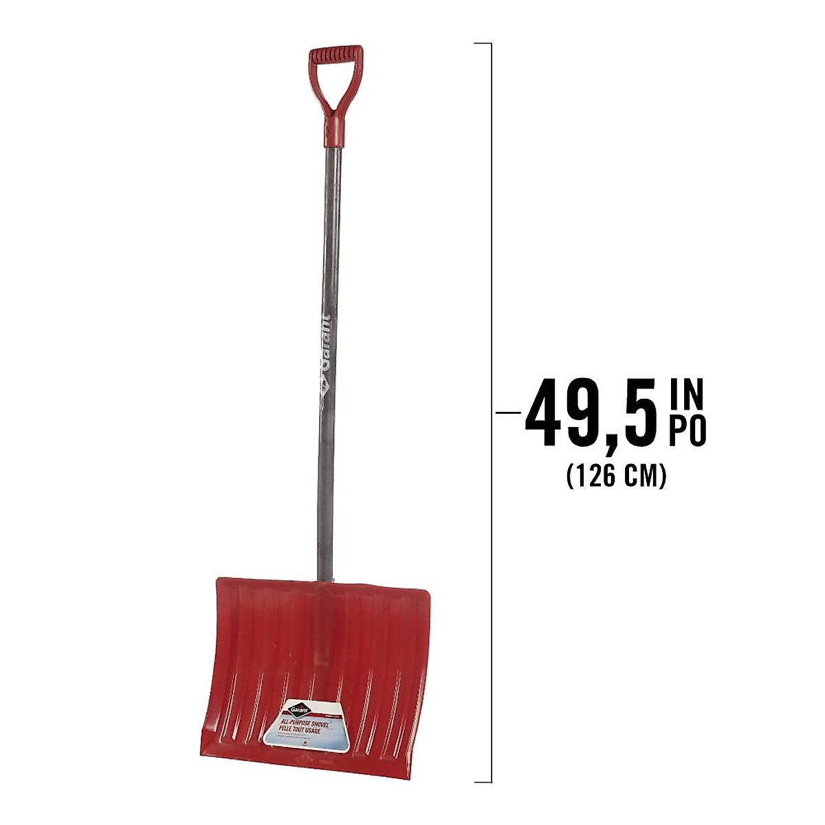 Garant Garant-NPW18KD Nordic 18-Inch Poly Blade Snow Shovel