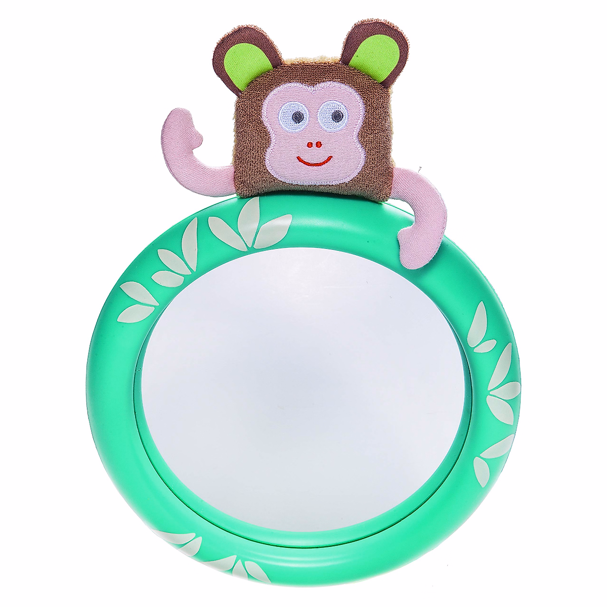 Taf Toys Tropical Car Mirror | Rear Facing Baby Mirror Enables Easier Drive & Easier Parenting, Eye to Eye Contact with Baby While Driving, Back Seat Adjustable Velcro Attachment, Colorful Design