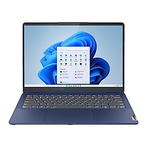 Lenovo IdeaPad Flex 5 | 14" WUXGA Touchscreen Laptop | AMD Ryzen 7 7730U | 16GB LPDDR4X RAM | 512GB SSD PCIe NVMe | Backlit Keyboard | Wi-Fi 6 | Abyss Blue | Windows 11 Home (Renewed)