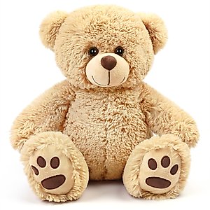 LotFancy Teddy Bear Stuffed Animal, 14 inch Brown Teddy Bear Plush Toy, Valentines Day Gifts for Girlfriend, Birthday for Kids