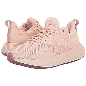 Reebok Womens Dmx Comfort + Slip-on Sneaker, Possibly Pink/Chalk/Sedona Rose, 7 US