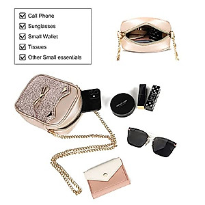 Cute Crossbody Purse for Teen Girls Small Purse and Cat Crossbody Bags for Women Gift with Metal Chain Strap