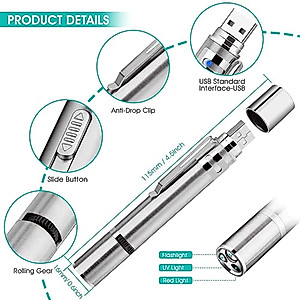 Cat Laser Toy, Laser Pointer for Interactive Toys for Indoor Cats, Long Range 7 Modes Lazer Projection Playpen for Kitten Outdoor Pet Chaser Tease Stick Training Exercise