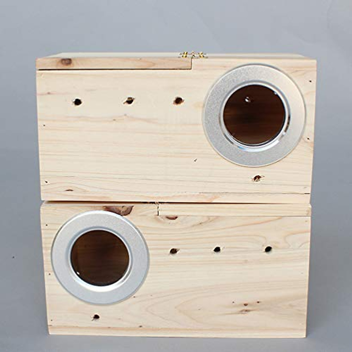 balacoo 5pcs Bird House Predator Guards Stainless Steel Rings Excludes Different Bird Species and Protects The Entry Hole 75mm