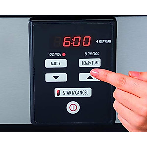 Hamilton Beach Professional Sous Vide Water Oven & Slow Cooker, 6 Quart Programmable, Stainless Steel (33970)