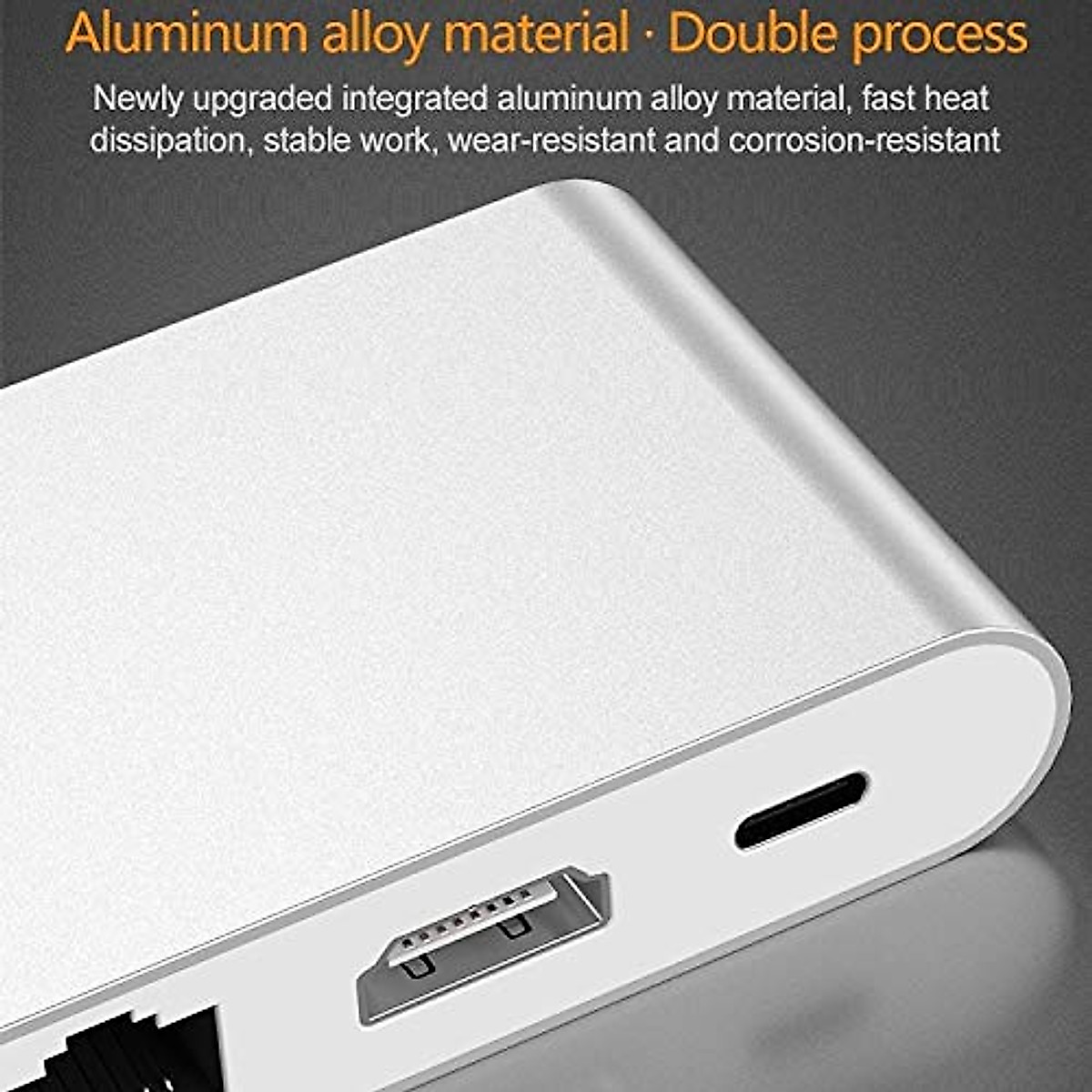 Leya-US Spare Part HW-TC42 4 in 1 Type-C/USB-C Multifunctional Extension HUB Adapter