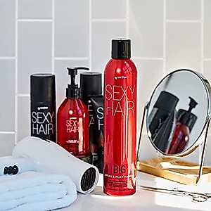 SexyHair Big Spray & Play Harder Firm Volumizing Hairspray, 10 Oz | All Day Hold and Shine | Up to 72 Hour Humidity Resistance