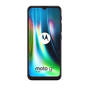 Motorola Moto G9 Play XT2083 Dual-SIM 64GB + 4GB RAM (GSM Only | No CDMA) Factory Unlocked 4G/LTE Smartphone (Sapphire Blue) - International Version