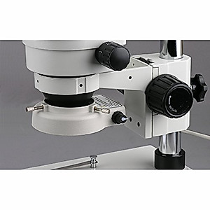 AmScope LED-56S-ZK 56 Microscope Ring Light LED Ring Light Illuminator with Dimmer for Stereo Microscope