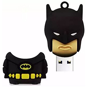 2.0 Batman Super Hero 32GB USB External Hard Drive Flash Thumb Drive Storage Device Cute Novelty Memory Stick U Disk Cartoon