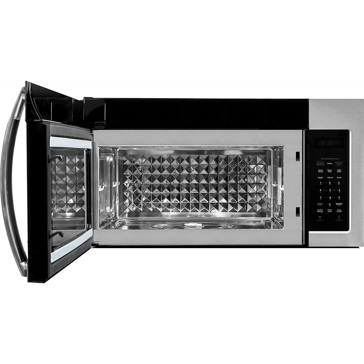 FORTÉ F3015MVC5SS Stainless Steel Over the Range Microwave Oven with Child Lock and Auto Cooker, Built in Microwave Saves Kitchen Countertop Space, 1000 Cooking Watt, 300 CFM Vent Fan, 10 Power Levels