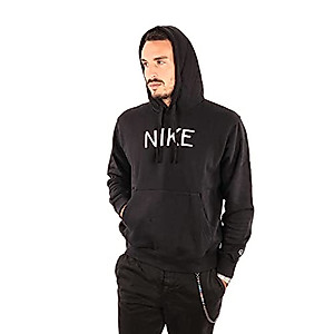 Nike Nsw Pullover Hoodie Mens Size - Medium Black/White