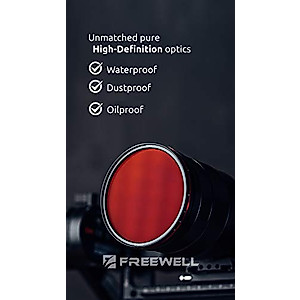 Freewell 58mm Threaded Hard Stop Variable ND Filter All Day 2 to 5 Stop & 6 to 9 Stop - 2Pack