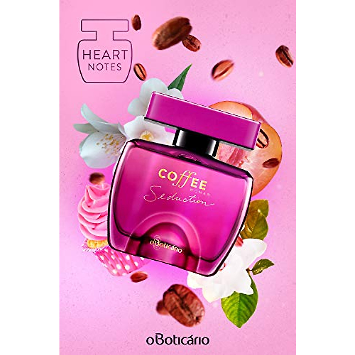 Coffee Woman Seduction Eau de Toilette by O Boticario | Long Lasting Perfumes for Women | Sweet Floral Fragrance For Women (3.4 fl oz)