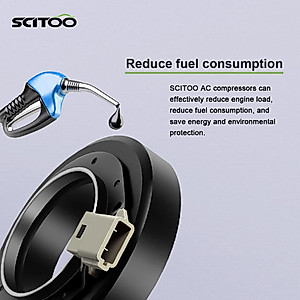 SCITOO CO 101510C AC Compressor Clutch Compatible for Ford for F-150 4.2L 4.6L 5.4L 1997-2006