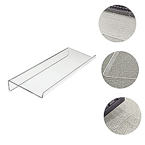 MAGICLULU 3pcs Keyboard Stand Computer Stands Desktop Stand Work Keyboard Acrylic White Computer Keyboard Stand Tilted Computer Keyboard Holder Acrylic Keyboard Riser Increased Keyboard Tray