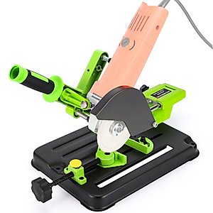 BEAMNOVA Upgraded Angle Grinder Stand Universal Fixed Grinder Holder Sliding Handle Bracket Adjustable 45 Degree Clamp with Protective Cover