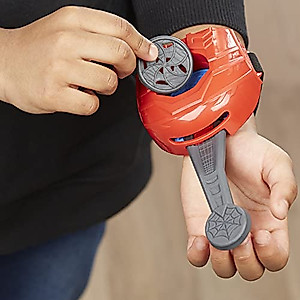 Spider-Man Marvel Across The Spider-Verse Web Action Gear, Miles Morales Costume Mask and Gauntlets, Super Hero Toys for 5 Year Old Boys and Girls and Up