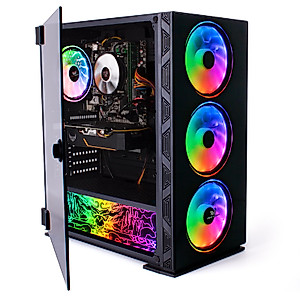 Veno Scorp Budget Gaming PC 22” Bundle Intel Core i3-8GB RAM - 500GB HDD – GT 710 2GB NeonZilla ARGB Gaming Case - WINDOWS 10