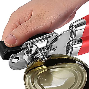 Manual Can Opener for Kitchen, Safety Can Opener Smooth Edge, Gift for Mother, Father, Housewife