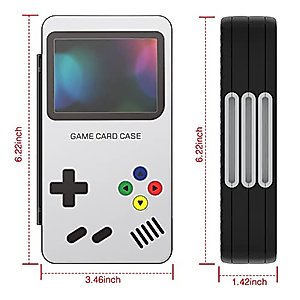 HEIYING Switch Game Card Case for Nintendo Switch / OLED / Lite,Customized Pattern Portable Travel Carry Case with 72 Game Card Slots and 24 Micro SD Cards Slots
