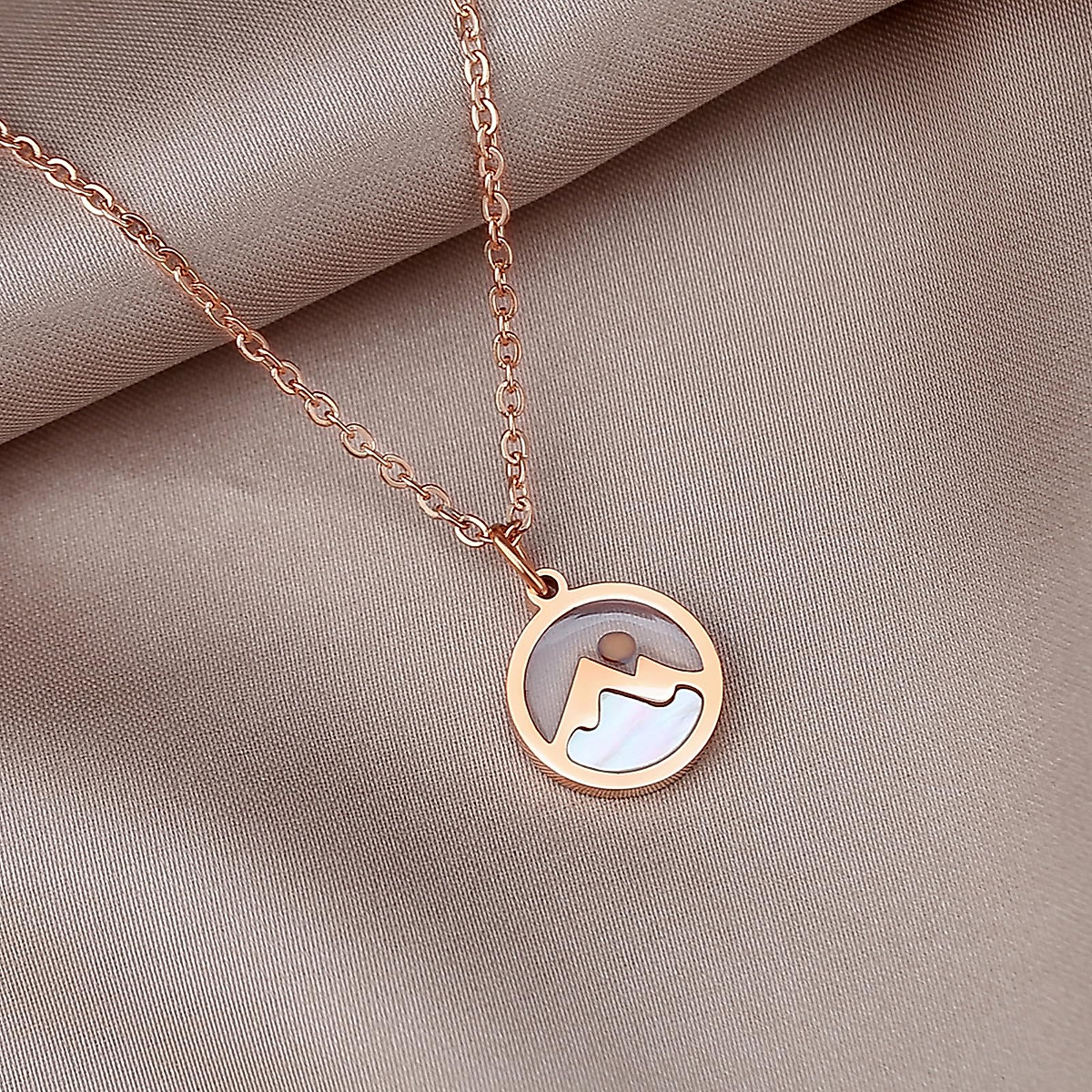 XULAVA Christian Gifts Mustard Seed Necklace for Women,Move Mountains Shell Necklaces Christian Faith Jewelry for Women… (rose gold)