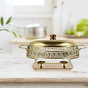 Stainless Steel Chafing Chafing Dish Buffet Set Stock Pot Buffet Warming Tray Buffet Dish Oval