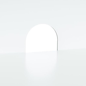 SAFAVIEH Home Collection Faye White Washed 3-Shelf Patterned Entertainment Media Stand up to 60" Flatscreen TV