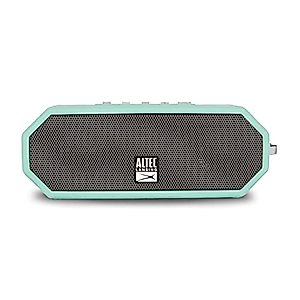 Altec Lansing LifeJacket H2O 4 - Waterproof Bluetooth Speaker, Durable & Portable Speaker with Voice Assistant, 10 Hour Battery Life & 100 Foot Range, Mint