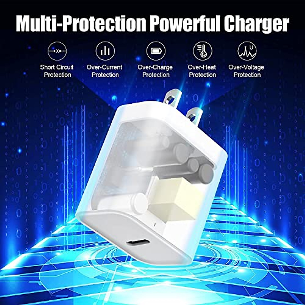 Fast Apple iPhone Charger 20W Dual Pack | MFi Certified & Safe