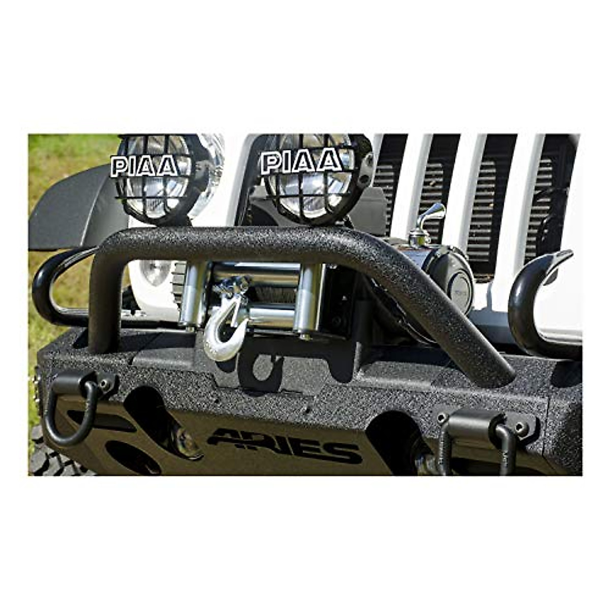 ARIES 2072100 TrailChaser Winch Adapter Plate with Fairlead Mount