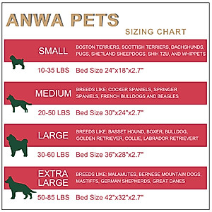 Puppy Dog Bed Small Dogs, Washable Dog Crate Bed Cushion, Dog Crate Pad Small Dogs 24 INCH