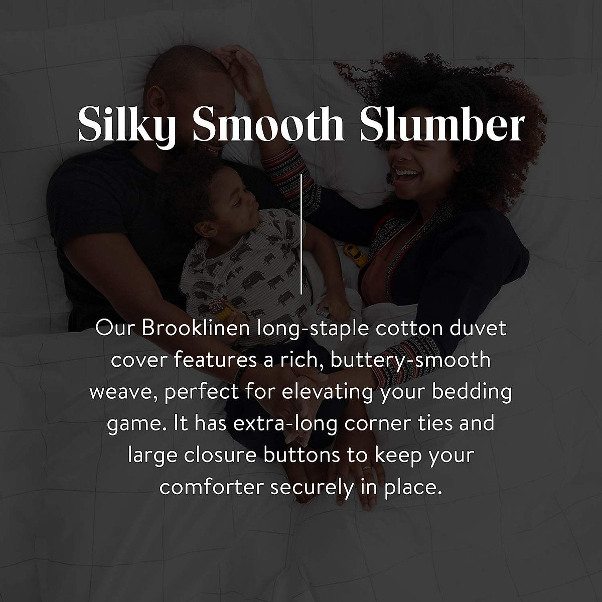 Brooklinen Luxury Sateen Duvet Cover - 100% Cotton, Full/Queen Size in White with Extra-Long Corner Ties and Button Closure| Best Luxury Sheets