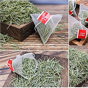 Wild Dried White Pine Needle Tea- 40 bags, 4g/bag- 100% Natural Pure Pine Needles Herbal Tea - Caffeine free- Cut & Sifted- Non-GMO - Immune Support