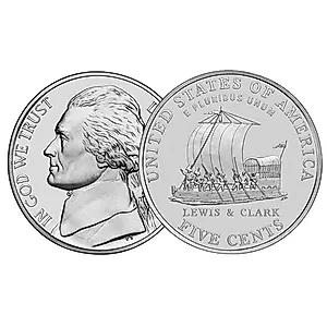 1938 - to Present - Whitman Jefferson Nickel 3 Book Set with 2004 and 2005 P, D Nickels 8 Coin Set Nickel Seller Uncirculated