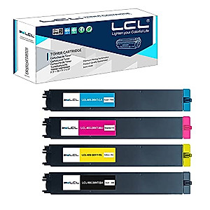 LCL Compatible Toner Cartridge Replacement for Sharp MX-36NT MX-36NTBA MX-36NT-BA MX-36NTCA MX-36NT-CA MX-36NTMA MX-36NT-MA MX-36NTYA MX-36NT-YA (4-Pack Black Cyan Magenta Yellow)
