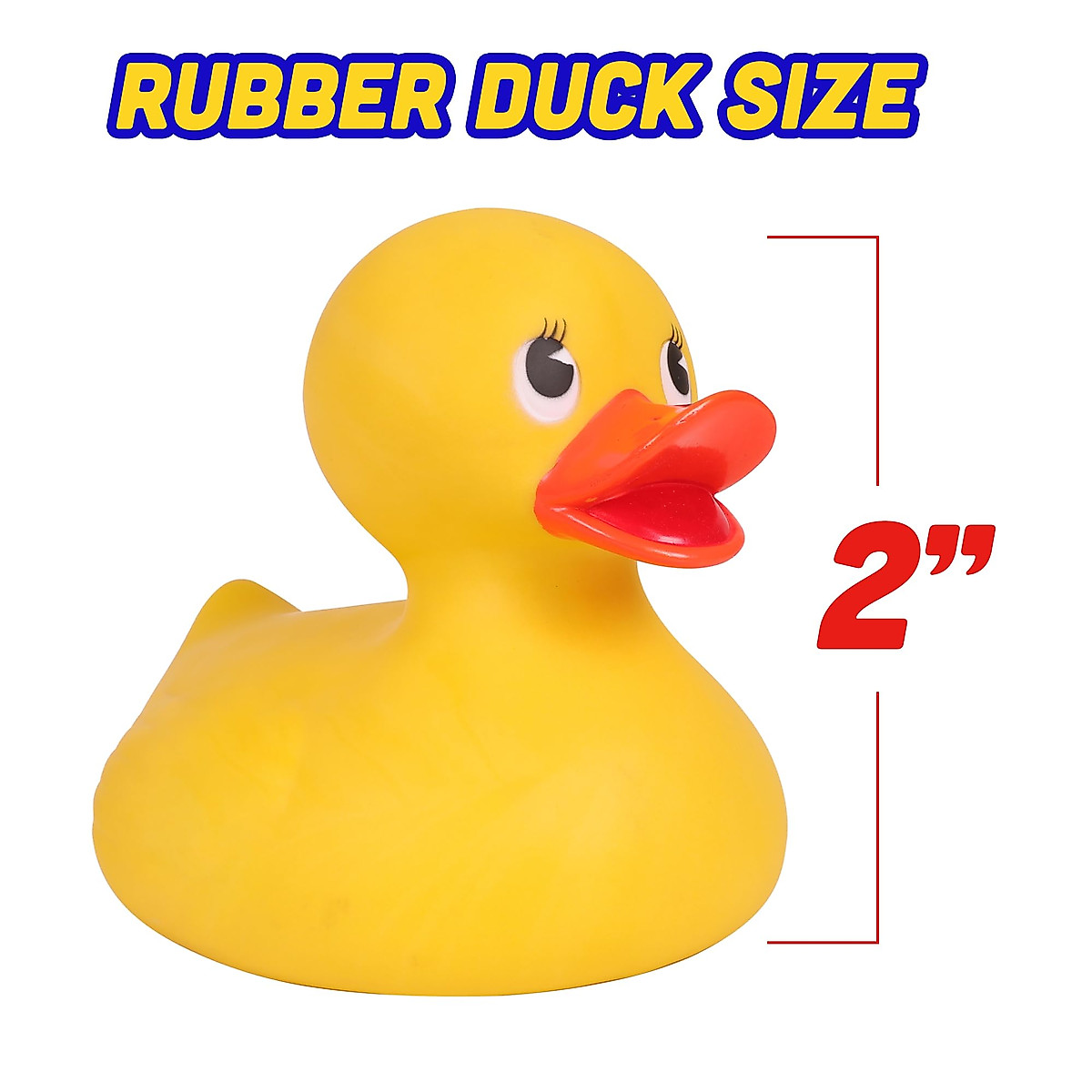 Bulk 50-Pack Assorted Rubber Ducks for Jeep Owners and Toddler Party Favors - Mini Rubber Ducks in Bulk Ideal for Rubber Ducking