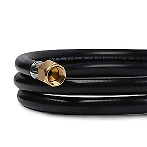 GasSaf 5FT Adjustable Propane Regulator, High Pressure Propane Regulator Hose with Gauge Suitable for Burners,Turkey Fryers,Forge,etc - 3/8”Female Flare Nut