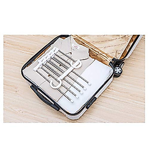 Pants Hanger, Hangers for Clothes & Closet Organizer Space Saving, Jean Hangers Scarf Hanger Pants Organizer Clothes Hangers Organizer Stainless Steel Multi Pants Space Saver