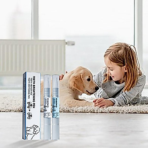 Fiopet 2024 New Pet Toothbrush Pen, Upgrade Dog Teeth Cleaning Pen Pet Teeth Repairing Kit, Cat/Dog Tooth Whitening & Cleaning Teeth Brightening Pen for Dog Cats Dental Care Fresh Breath (1)