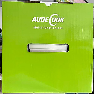 Audecook Hot Pot Electric, 2.5L Portable Nonstick Multicooker, Shabu-Shabu Pot, Travel Electric Skillet with Dual Power Temperature Control for Noodles/Soup/Egg/Steak/Oatmeal/Porridge(Black)