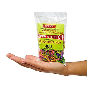 Proclaim Rubber Bands Assorted Brights 400 Count Assorted Brights