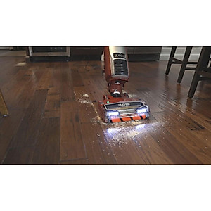 Shark QU202Q DuoClean Slim Upright Vacuum (Red) (Renewed)