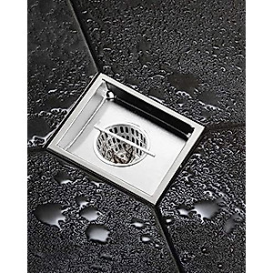 2 Inch Hair and Debris Strainer, Shower Drain Strainer with Lifting Hook, Stainless Steel Debris Basket Shower Drain Catcher, Hair Catcher for Floor Drain