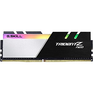 G.SKILL Trident Z Neo Series (Intel XMP) DDR4 RAM 16GB (2x8GB) 3600MT/s CL14-15-15-35 1.45V Desktop Computer Memory UDIMM (F4-3600C14D-16GTZNB)