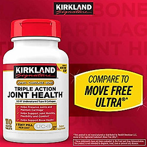 Kirkland Signature Expect More Triple Action Joint Health, 110 Coated Tablets